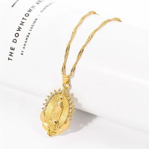Jewelry | Highend 18k Gold Stainless Steel Holy Virgin Mary Religion ...